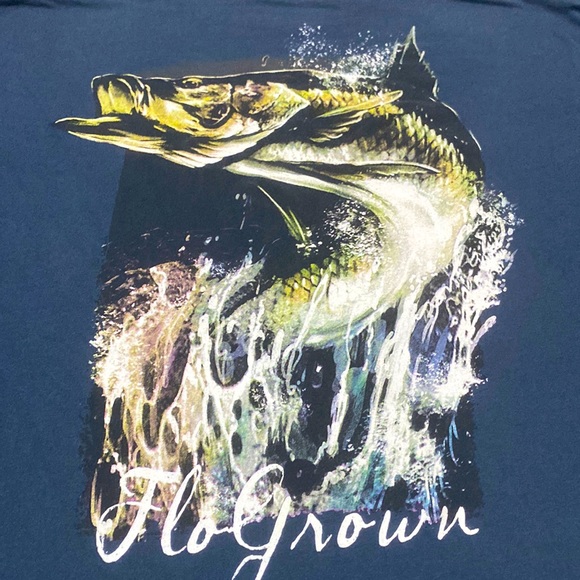 Flogrown | Shirts | Flogrown Large Fish Graphic T Size Xxl | Poshmark